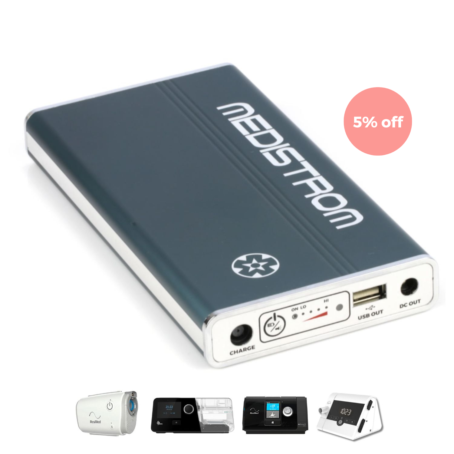 Medistrom Pilot-24 Lite Travel Battery Pack Complete Set | CPAP.co.uk